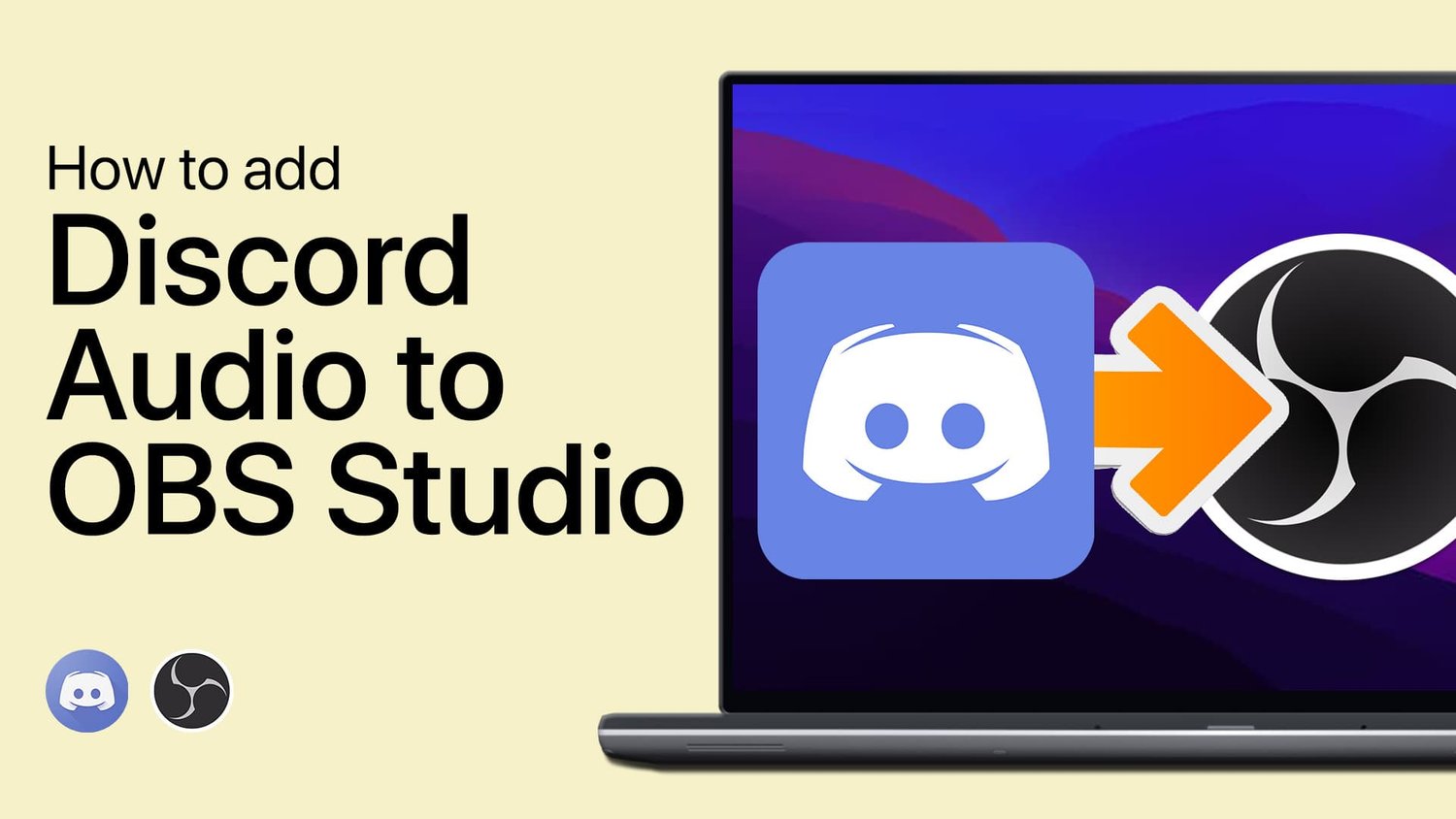 Jak přidat Discord Audio to Obs Studio - Tutorial