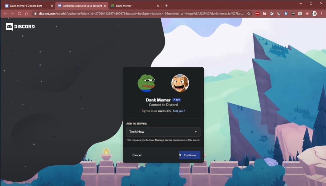 Jak nainstalovat a používat Dank Memer Bot na Discord - Výukový program