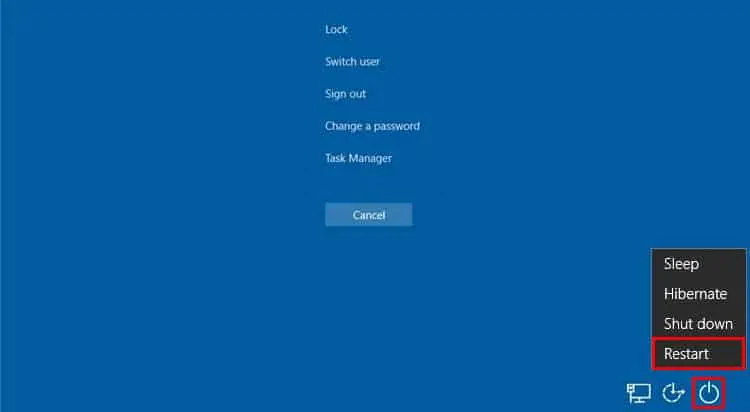 Jak restartovat počítač pomocí klávesnice