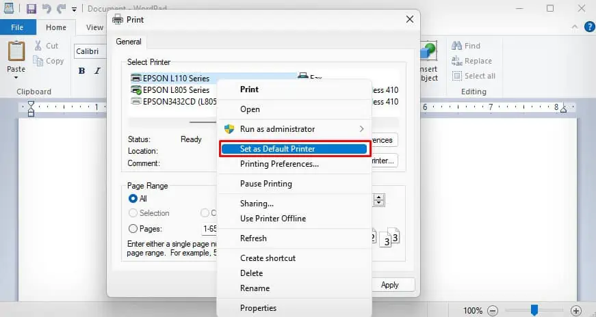 Jak nastavit výchozí tiskárnu? 4 jednoduché způsoby - Mundo Geek