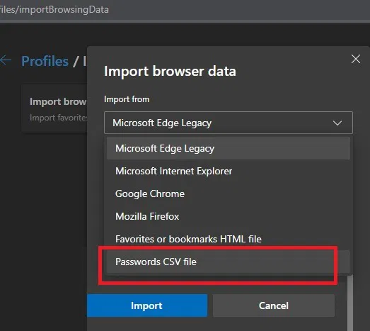 Jak importovat/exportovat hesla pomocí Microsoft Edge - Mundo Geek