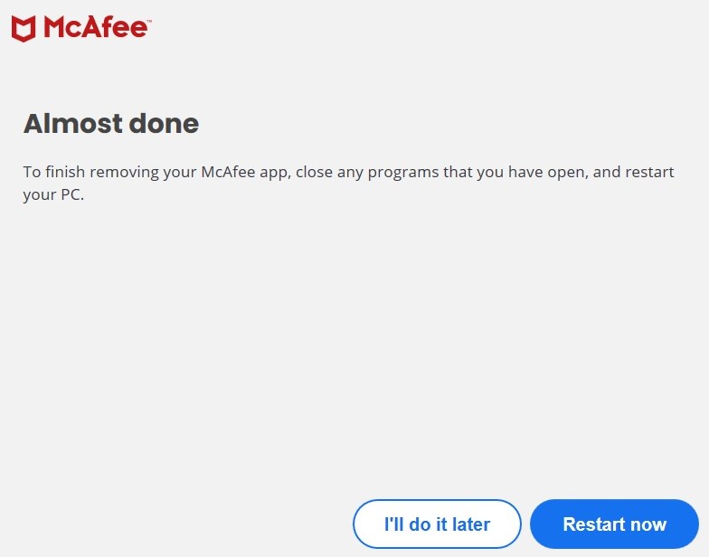 Jak úplně odebrat McAfee z Windows 11