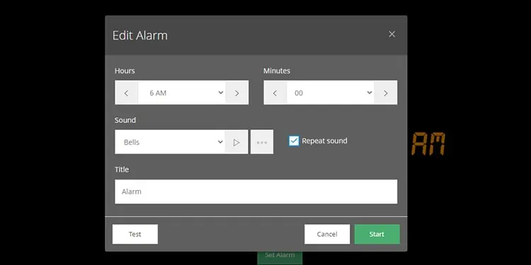 Hvordan indstilles alarm på computer?