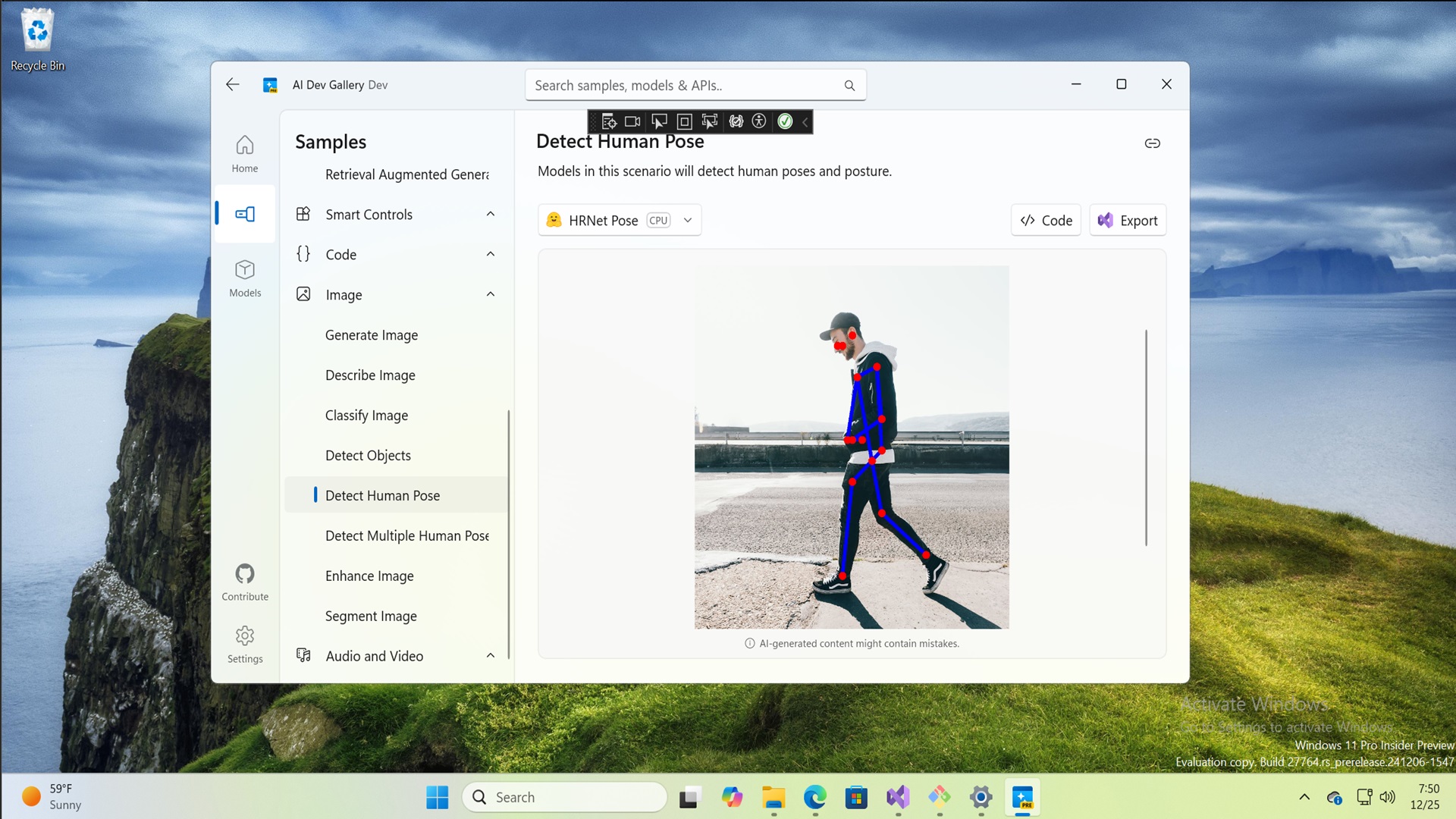 Vi prøvede Microsofts nye app til at køre AI-modeller på Windows 11 ...