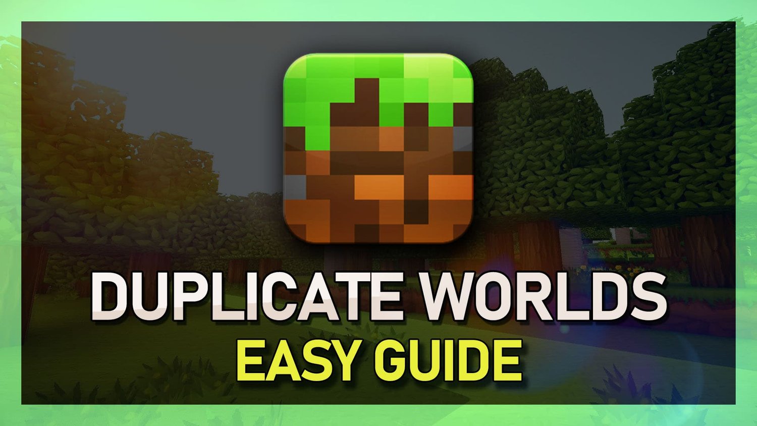 Wie man Minecraft Worlds - Tutorial dupliziert