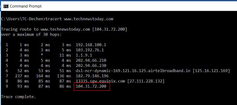 So finden Sie die IP-Adresse einer Website - Mundo Geek