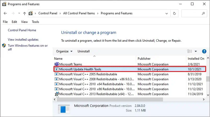 Was sind Microsoft Update Health Tools? Brauchen Sie es wirklich ...