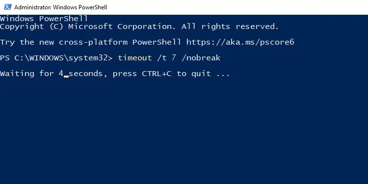 So pausieren Sie PowerShell (Schritt-für-Schritt-Anleitung) - Mundo Geek