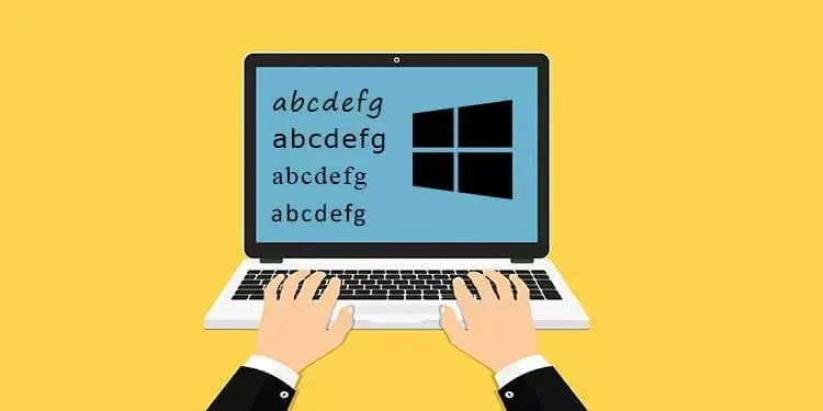 Wie ändert man die Schriftart in Windows 11?