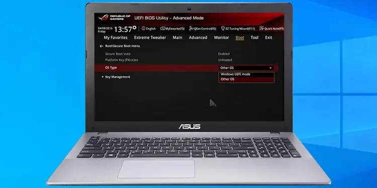 So aktivieren oder deaktivieren Sie den sicheren Start für das ASUS ...
