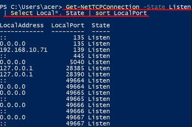 So überprüfen Sie, ob ein Port unter Windows geöffnet ist - Mundo Geek