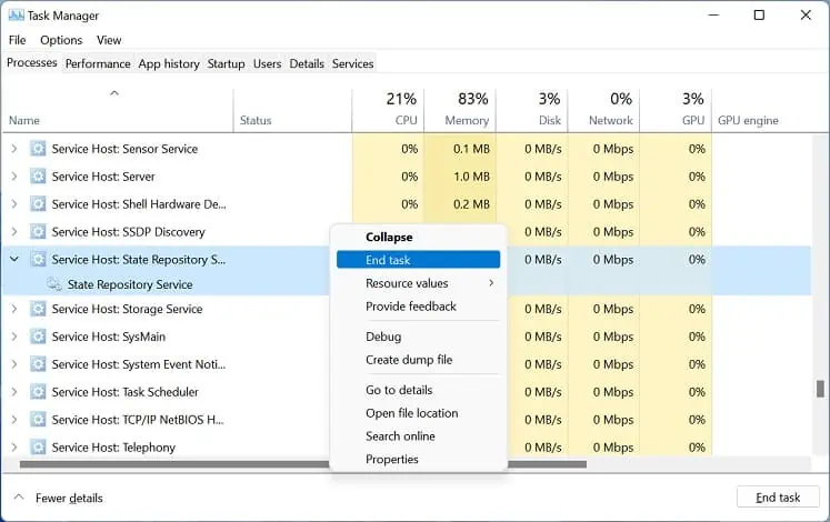 Was ist der State Repository Service? So beheben Sie die hohe CPU ...
