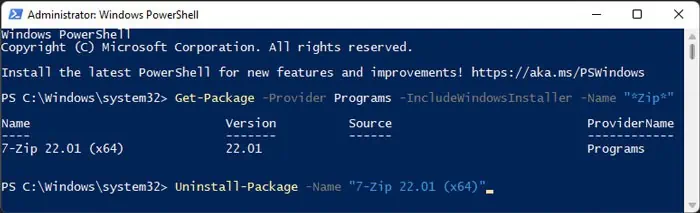 So deinstallieren Sie Software mit PowerShell - Mundo Geek