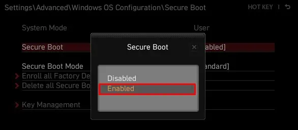 So aktivieren Sie Secure Boot auf dem MSI-Motherboard - Mundo Geek