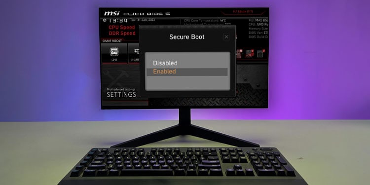 So aktivieren Sie Secure Boot auf dem MSI-Motherboard - Mundo Geek