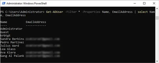 So verwenden Sie PowerShell Get-ADUser - Mundo Geek