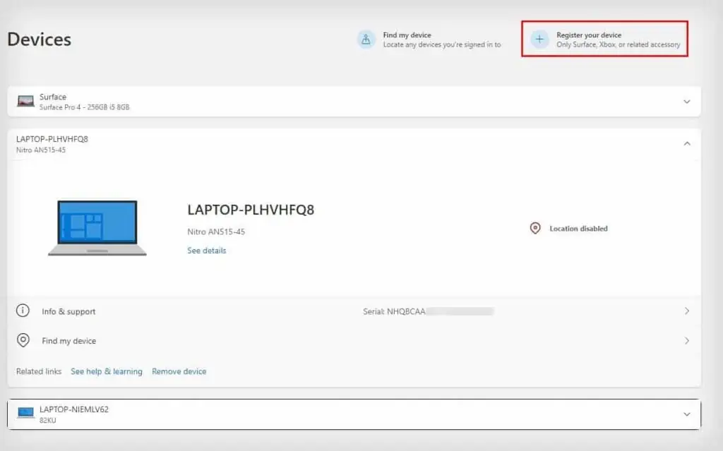 So fügen Sie ein Gerät zum Microsoft-Konto hinzu - Mundo Geek