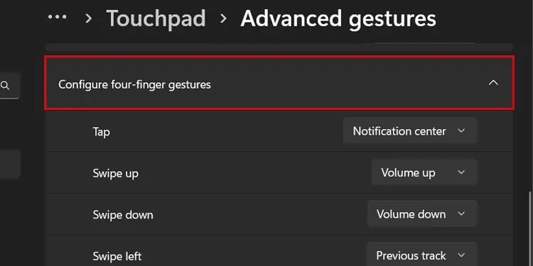 So scrollen Sie auf Touchpad
