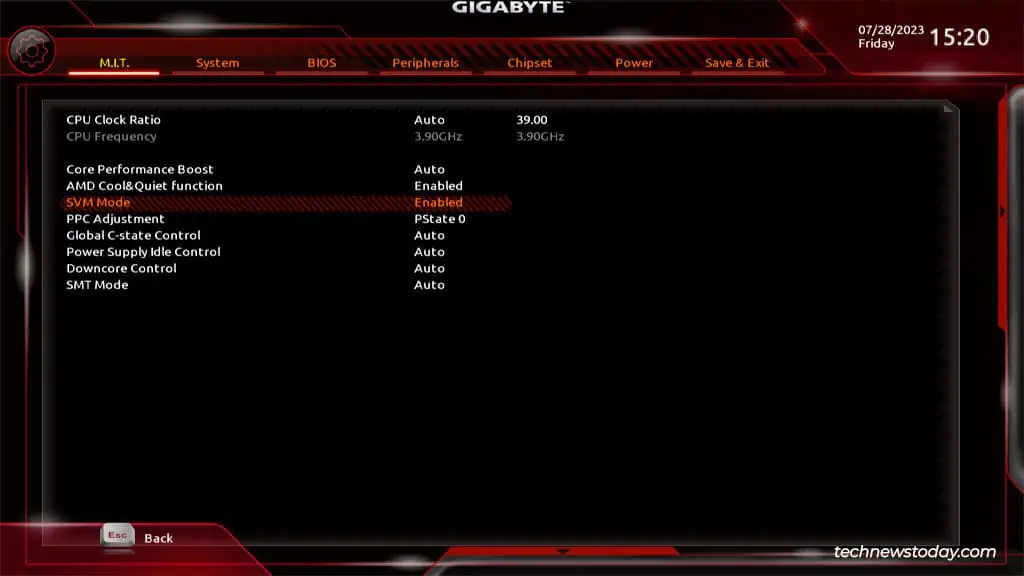 So aktivieren Sie die Virtualisierung im Gigabyte-BIOS - Mundo Geek