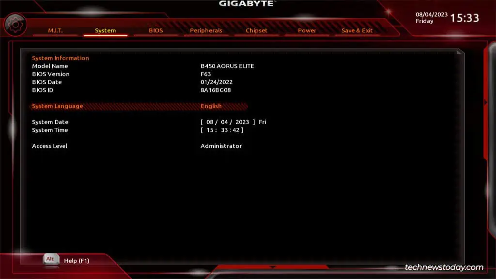 So richten Sie Ihr Gigabyte-BIOS ein - Mundo Geek