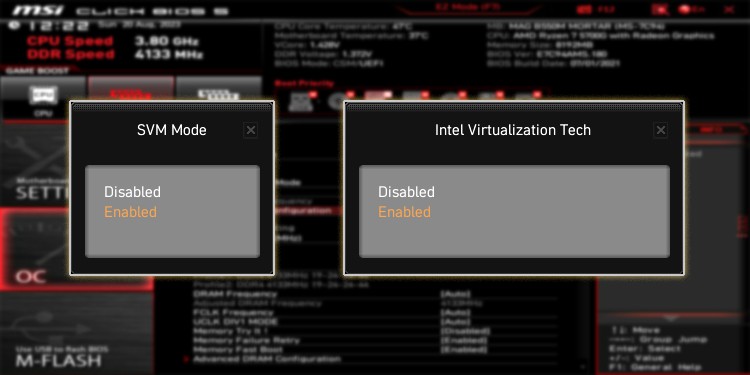 So aktivieren Sie die Virtualisierung im MSI-BIOS - Mundo Geek