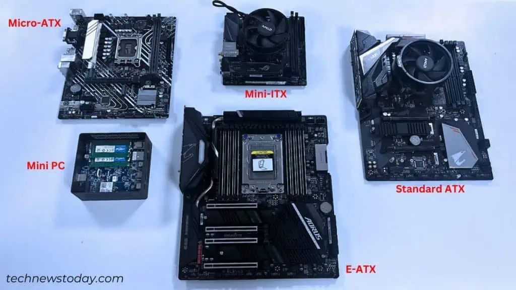 Motherboard-Typen: ATX, Micro ATX und Mini ITX erklärt - Mundo Geek