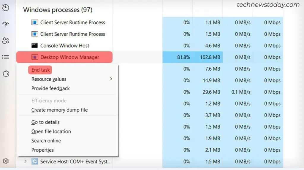 So beheben Sie die hohe CPU-Auslastung des Desktop-Fenstermanagers ...