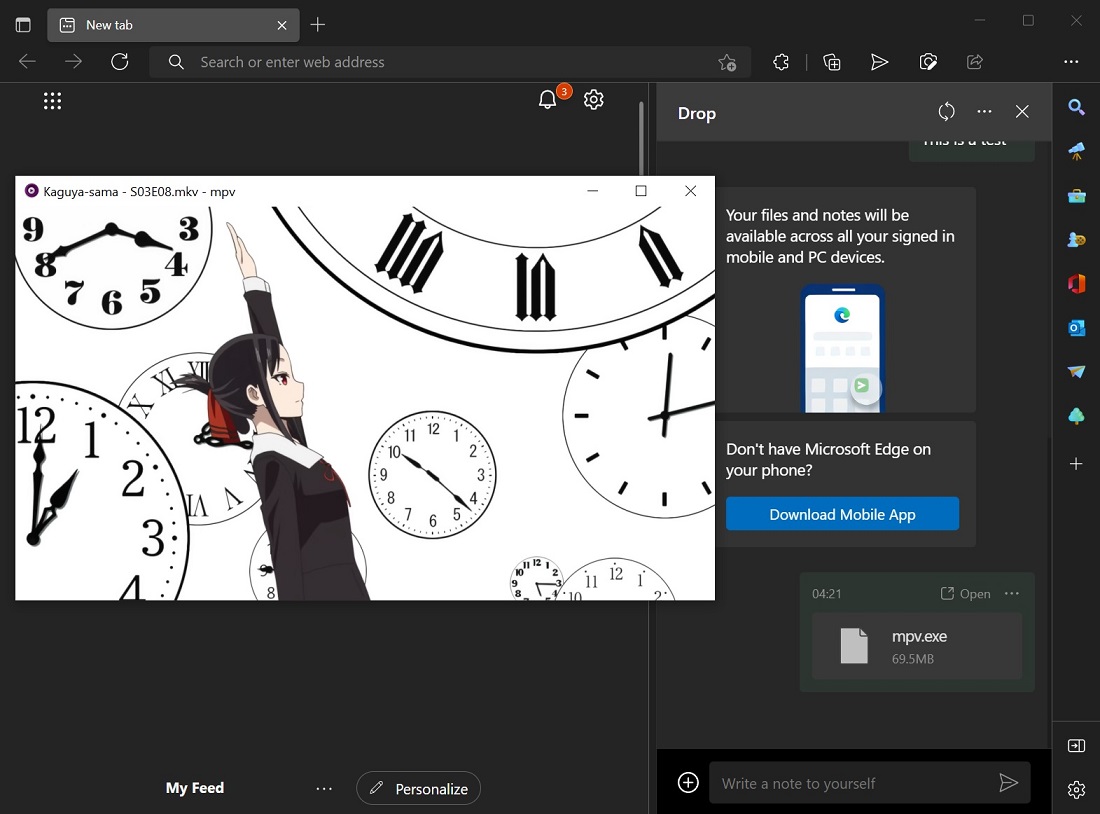 Praktisch mit Microsoft Edge Drop: Neue Funktion zum Teilen von Windows ...