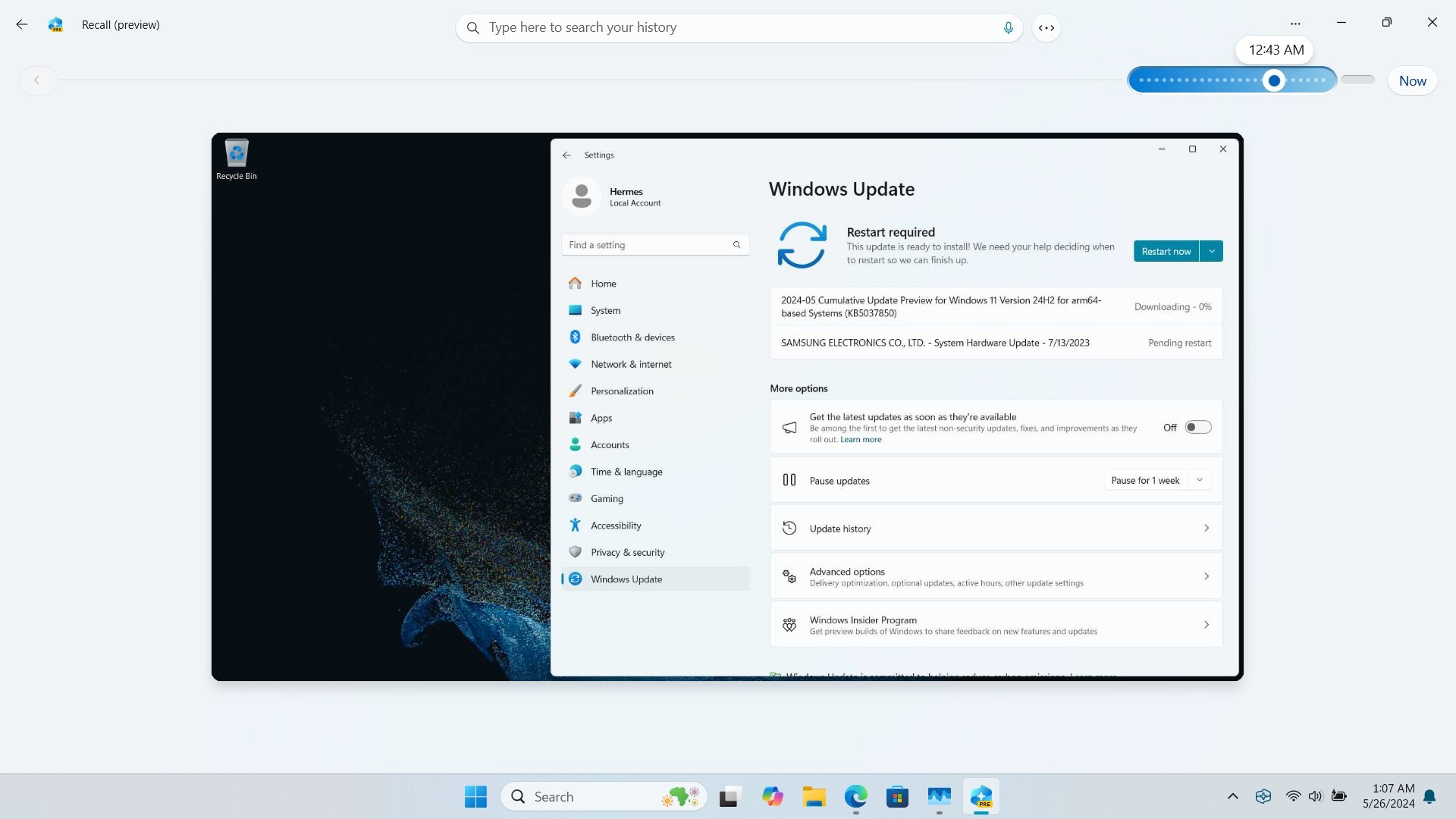 Dev führt Windows 11 Recall auf einem nicht unterstützten PC ohne NPU ...
