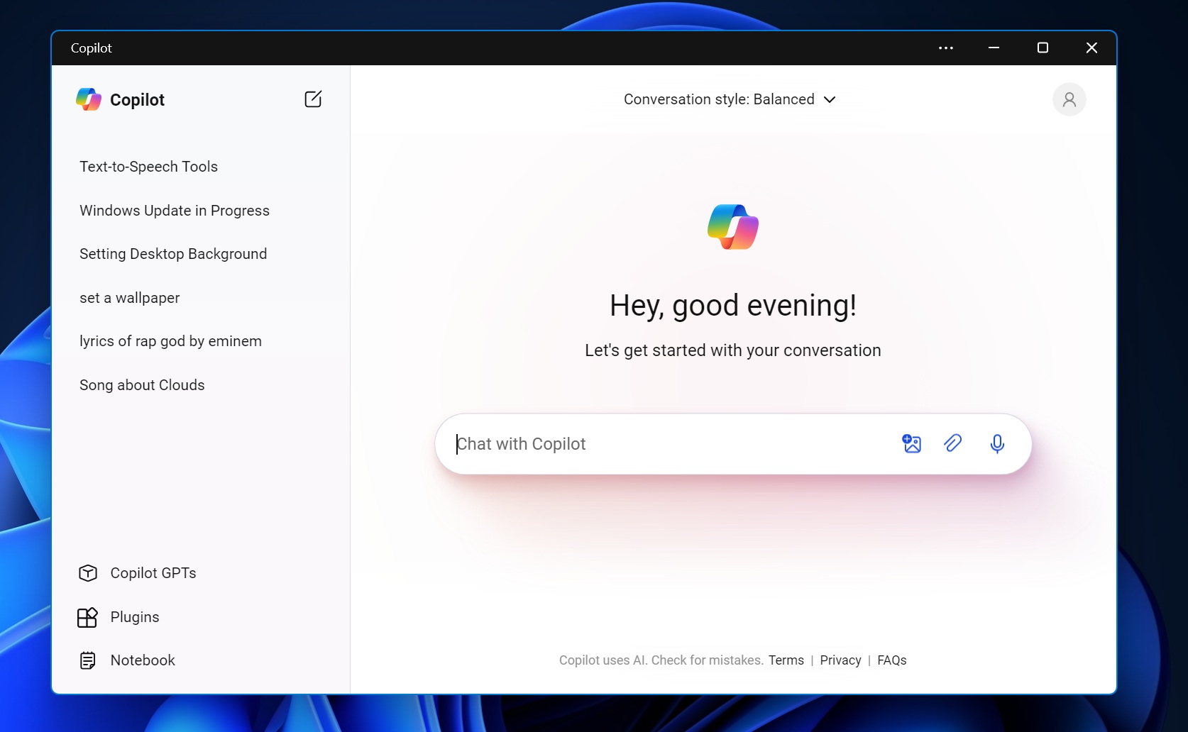 Windows 11 stuft Copilot auf einen Microsoft Edge-basierten Web-Wrapper ...