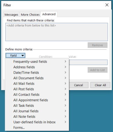 So verwenden Sie die bedingte Formatierung in Microsoft Outlook - Mundo Geek