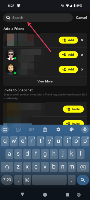 Mit diesen Tipps finden Sie ganz einfach jemanden auf Snapchat - Mundo Geek