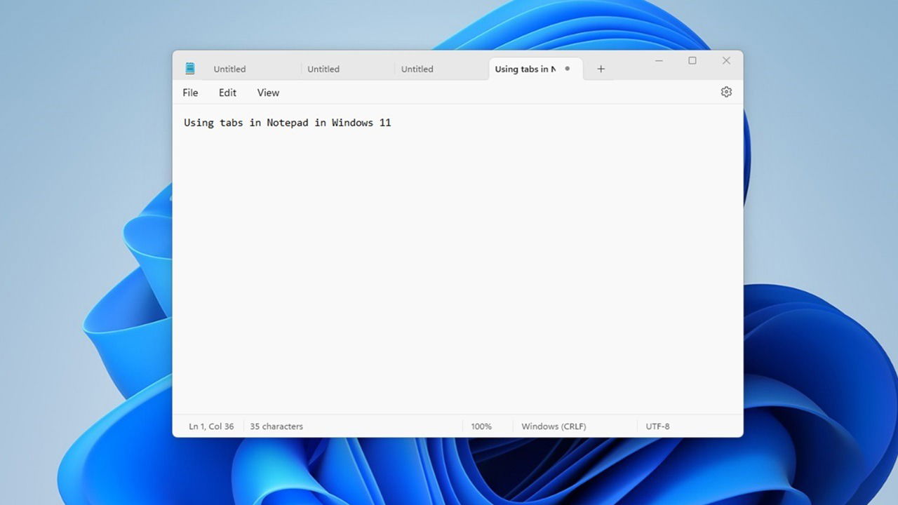 Verwenden von Tabs im Windows Notepad: Alles, was Sie wissen müssen ...