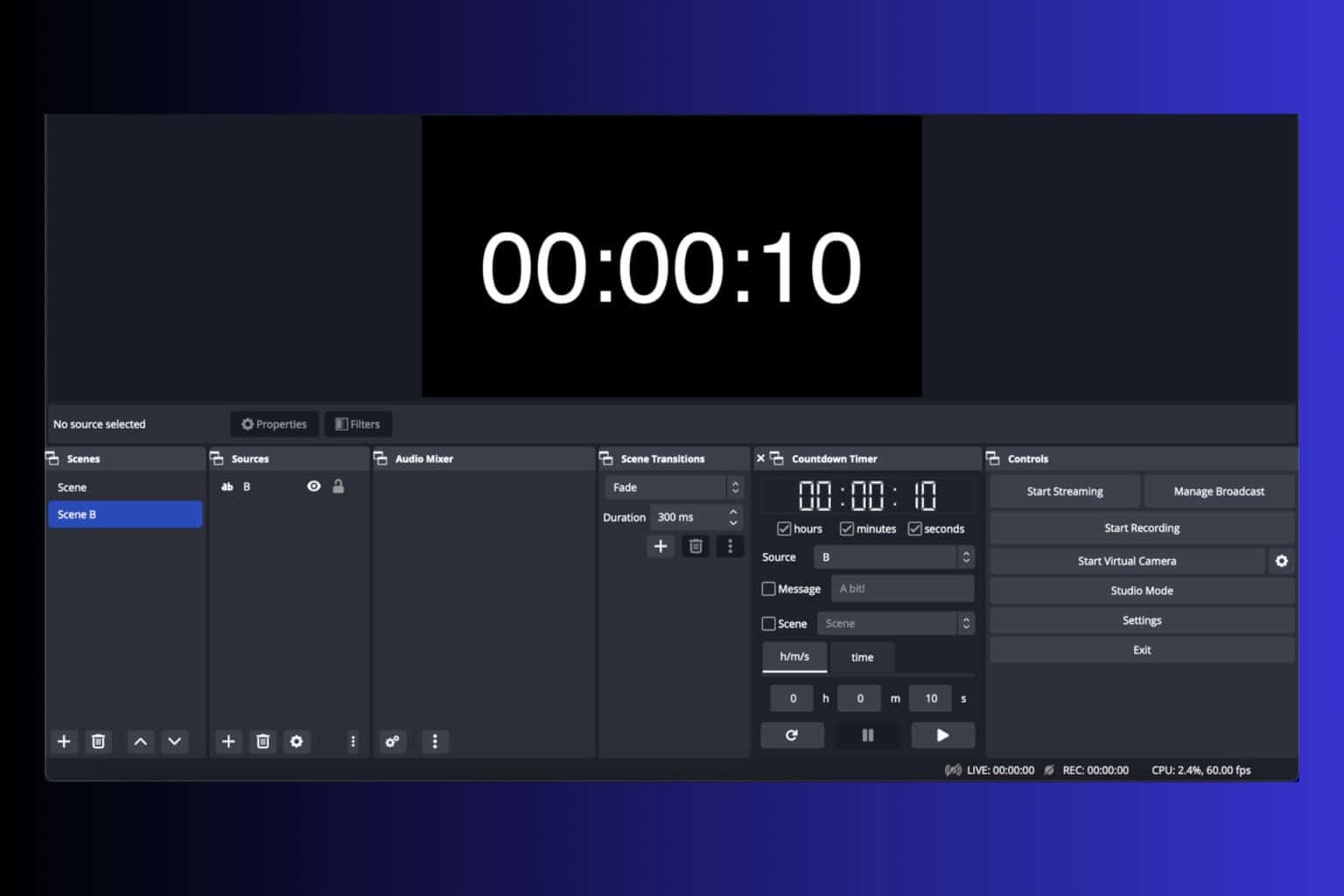 So fügen Sie OBS Studio einen Timer hinzu: 5 einfache Methoden - Mundo Geek