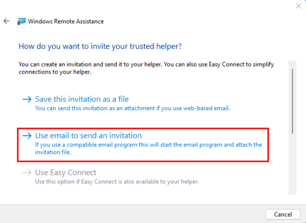 Windows 11: So senden Sie eine Einladung zur Remoteunterstützung ...