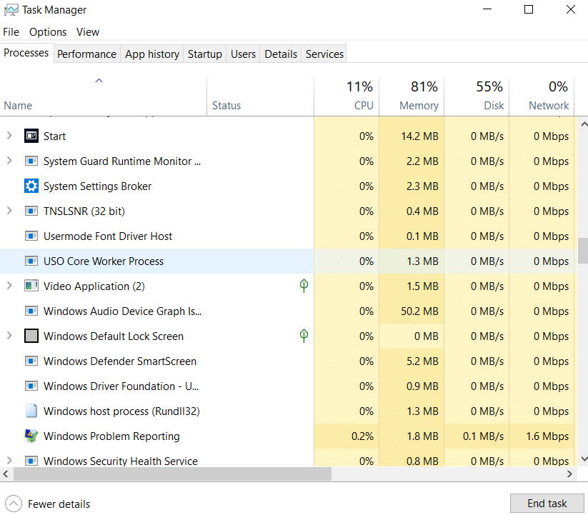 Was ist der USO Core Worker Process orusocoreworker.exe?