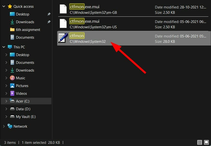 So aktivieren Sie Ctfmon.exe automatisch in Windows 11