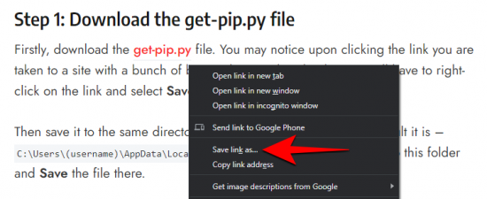 So installieren Sie PIP unter Windows 11