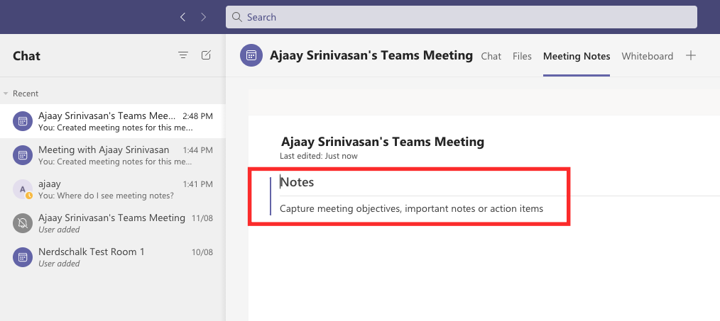 So nehmen Sie Meeting -Notizen zu Microsoft -Teams auf - Mundo Geek