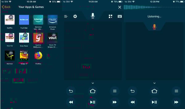 Wie verwende ich die Amazon Fire TV Remote-App?