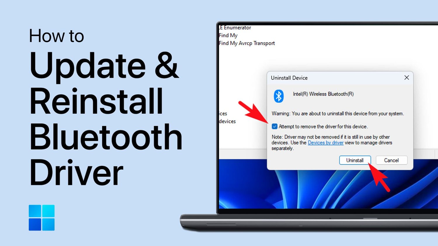 Comment mettre à jour et réinstaller les pilotes Bluetooth sous Windows ...