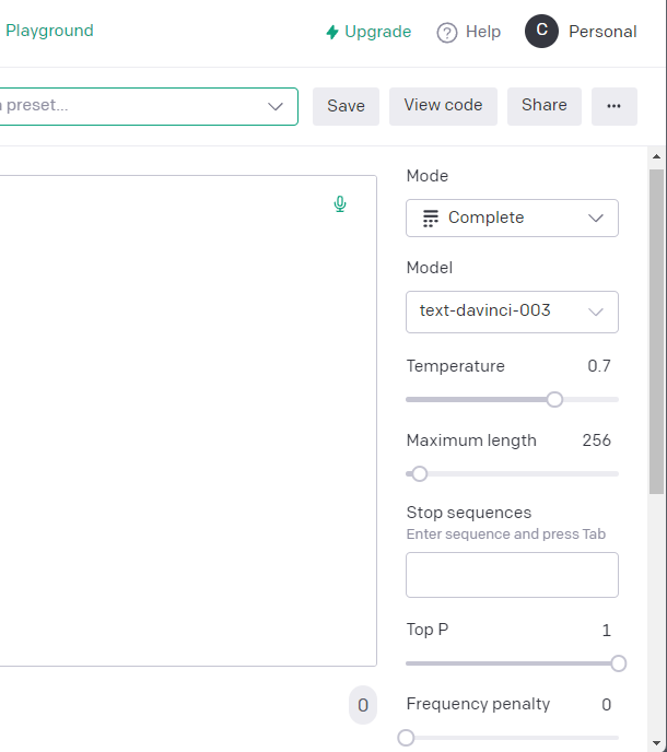 Comment accéder et utiliser Openai Playground (Alternative Chatgpt) - Mundo Geek