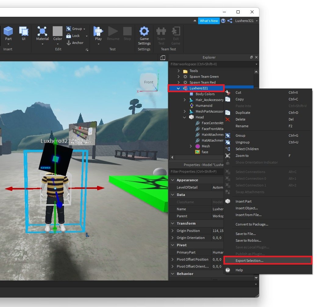 Comment ajouter votre personnage dans Roblox Studio - Mundo Geek