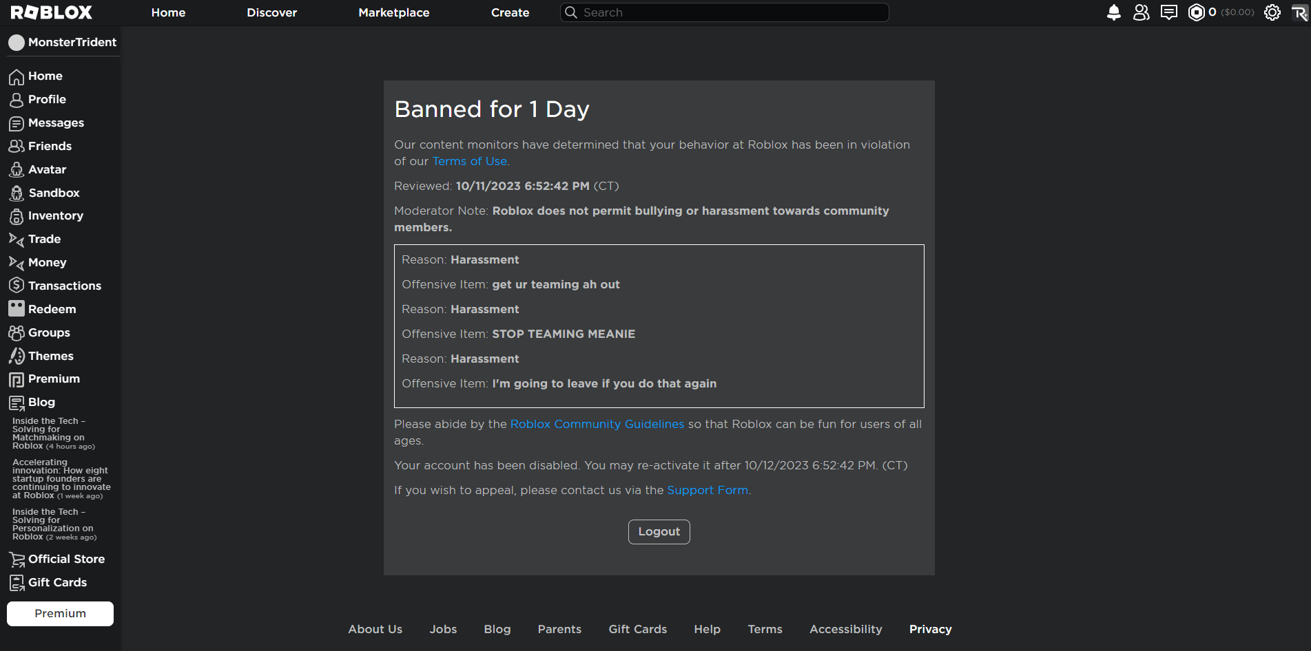 Interdiction de Roblox : pourquoi êtes-vous banni et comment y remédier ...