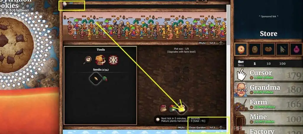 Cookie Clicker Garden Guide pour débloquer chaque graine - Mundo Geek