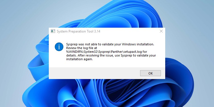 Correction: Sysprep n'a pas pu valider votre installation Windows ...
