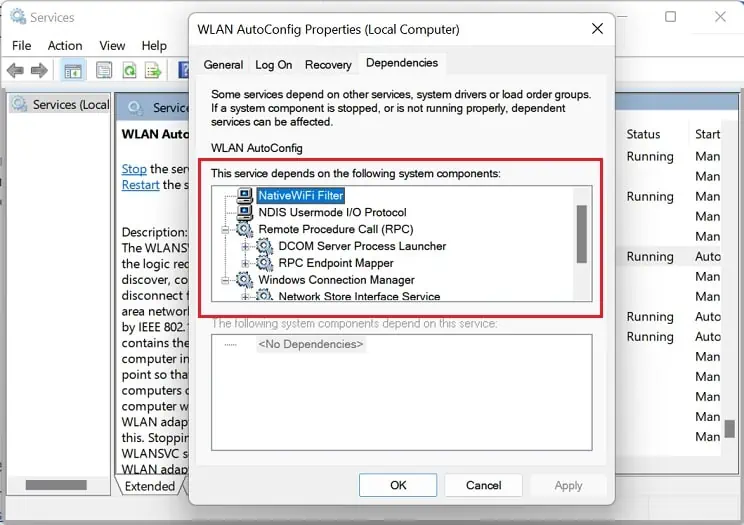 Résolu : Windows n'a pas pu démarrer le service de configuration automatique WLAN sur l ...