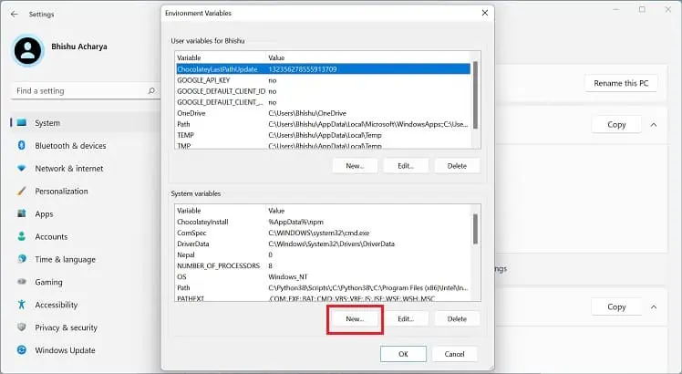 4 façons de définir les variables d'environnement Windows - Mundo Geek