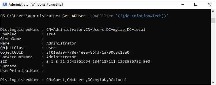 Comment utiliser PowerShell Get-ADUser - Mundo Geek