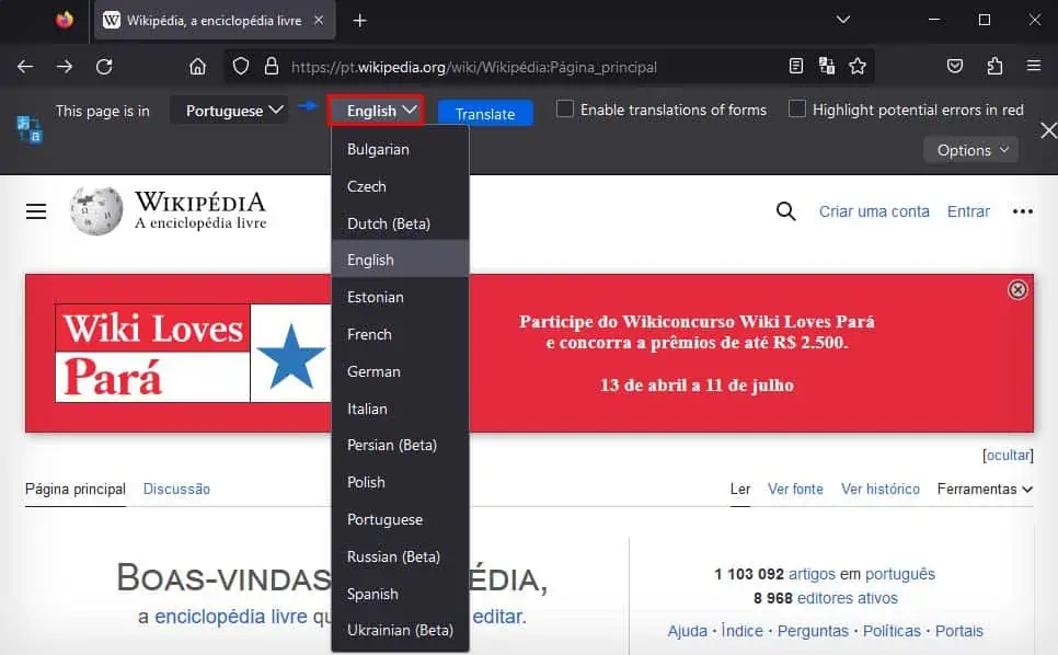Comment traduire une page dans Firefox